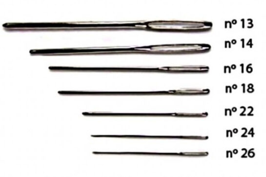 Quais os tipos de agulha de costura